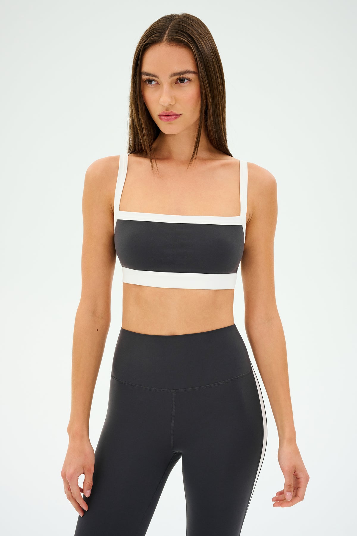 Monah Rigor Bra - Graphite/White – SPLITS59